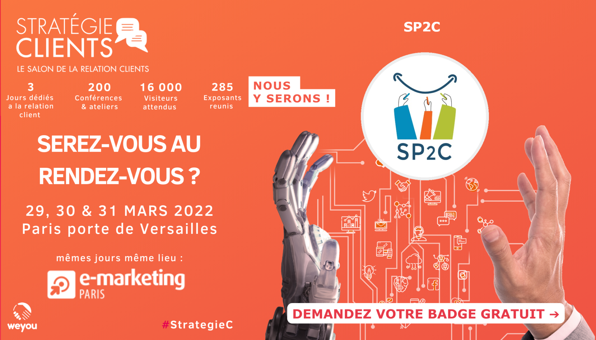 Le SP2C, partenaire du Salon Stratégie Clients - SP2C